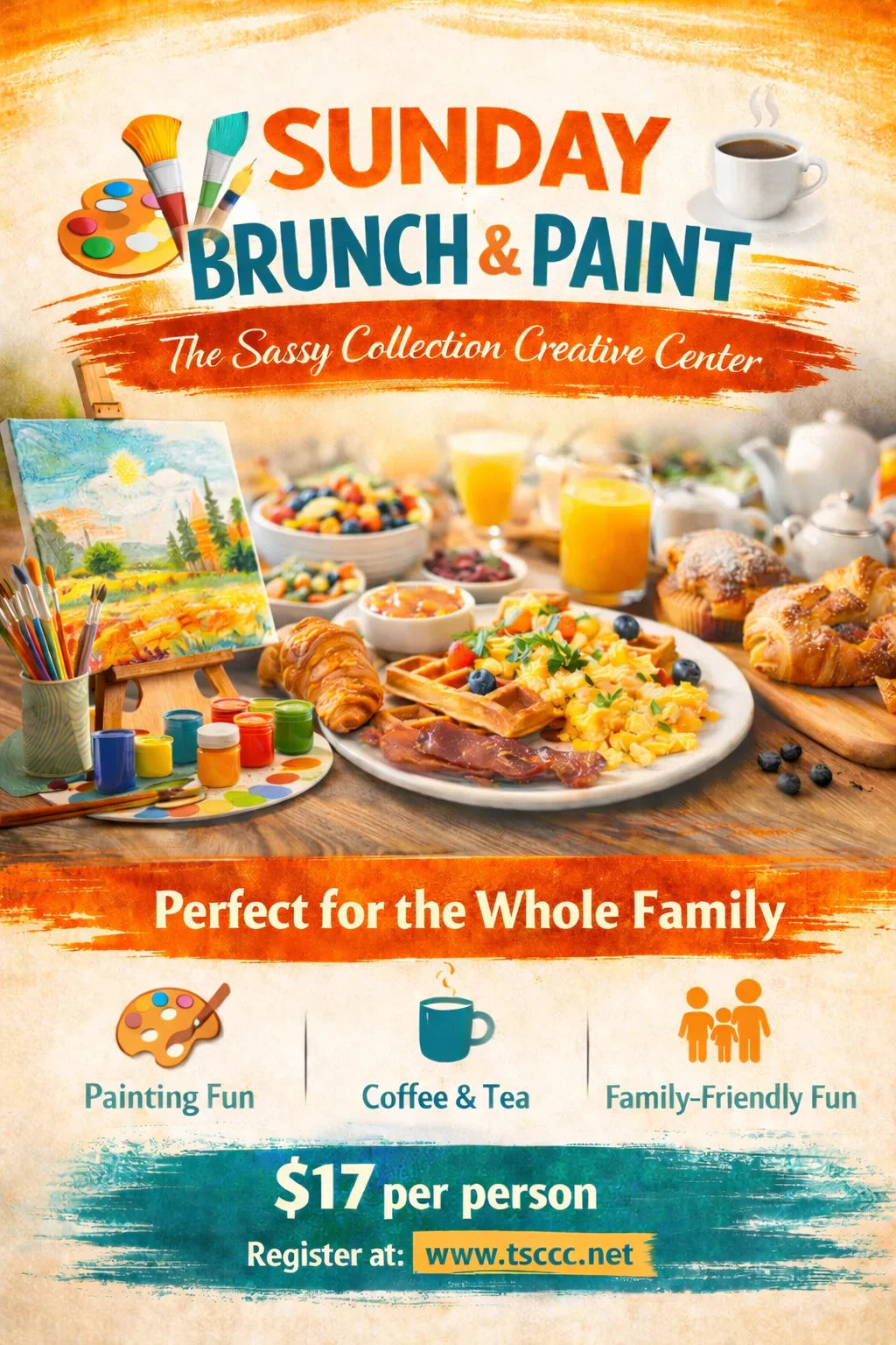 Sunday Brunch & Paint – The Sassy Collection Creative Center