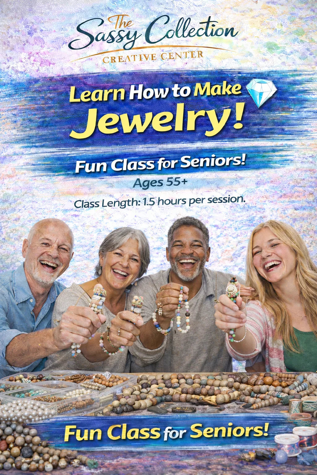JEWELRY MAKING CLASS FOR SENIORS – The Sassy Collection Creative Center