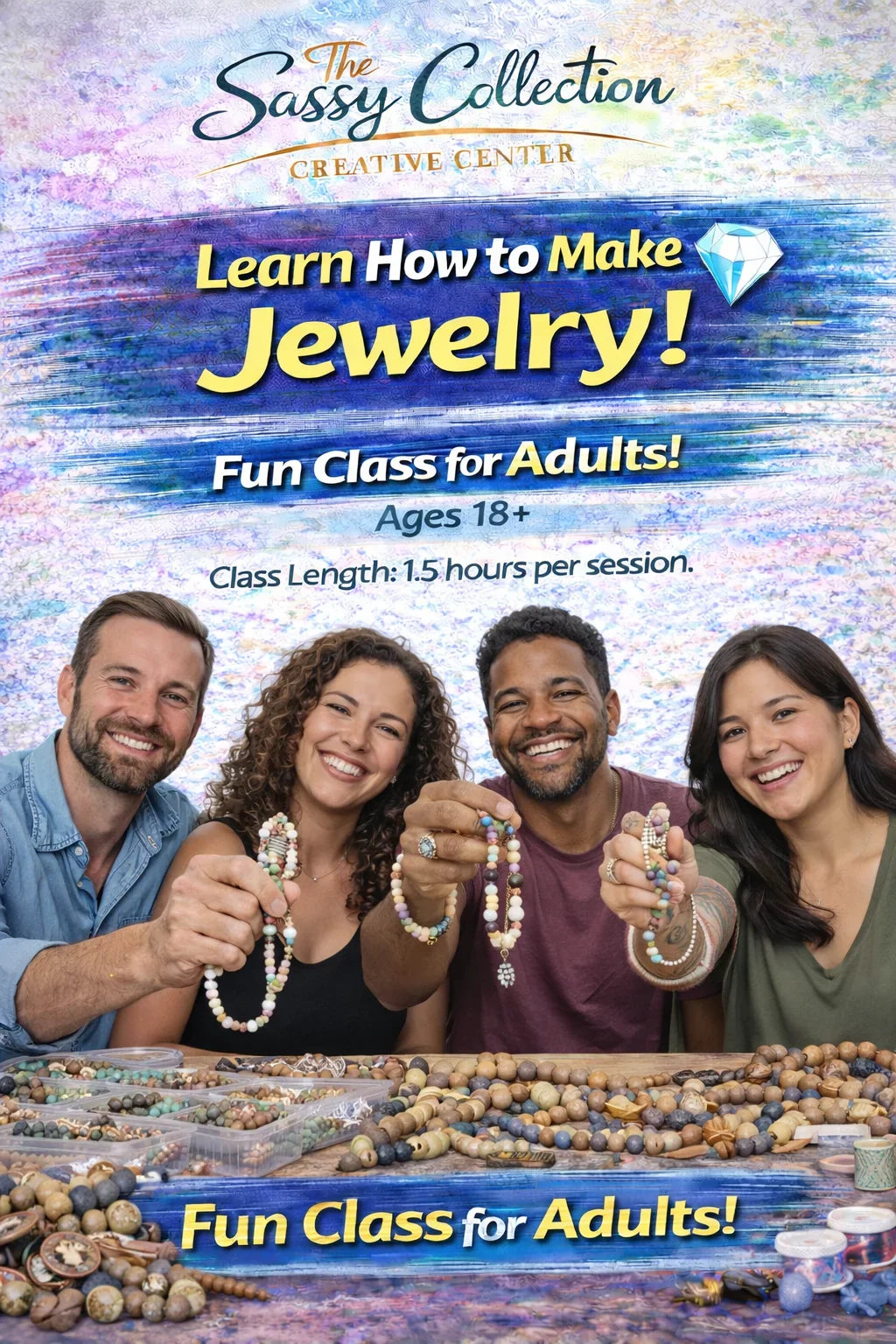 JEWELRY MAKING CLASS FOR ADULTS – The Sassy Collection Creative Center